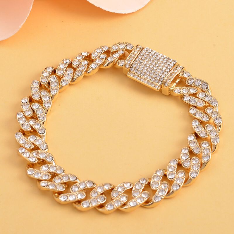 Weißes Kristall-Armband - 10 ct. | SHOPLC