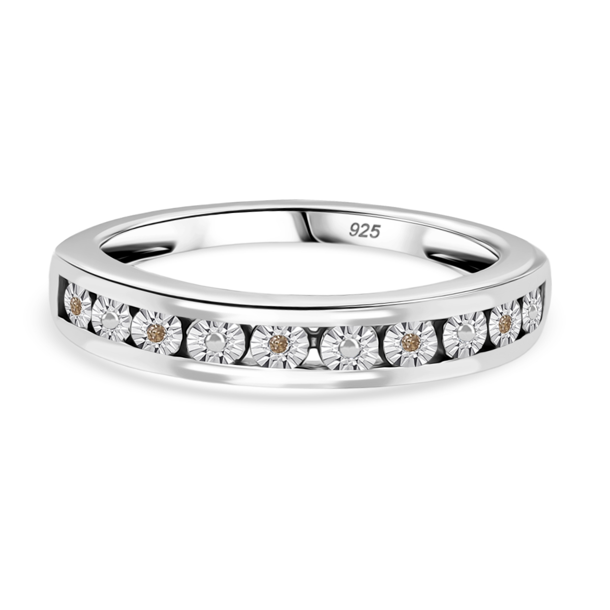 Ring mit Champagner Diamantakzenten | SHOPLC