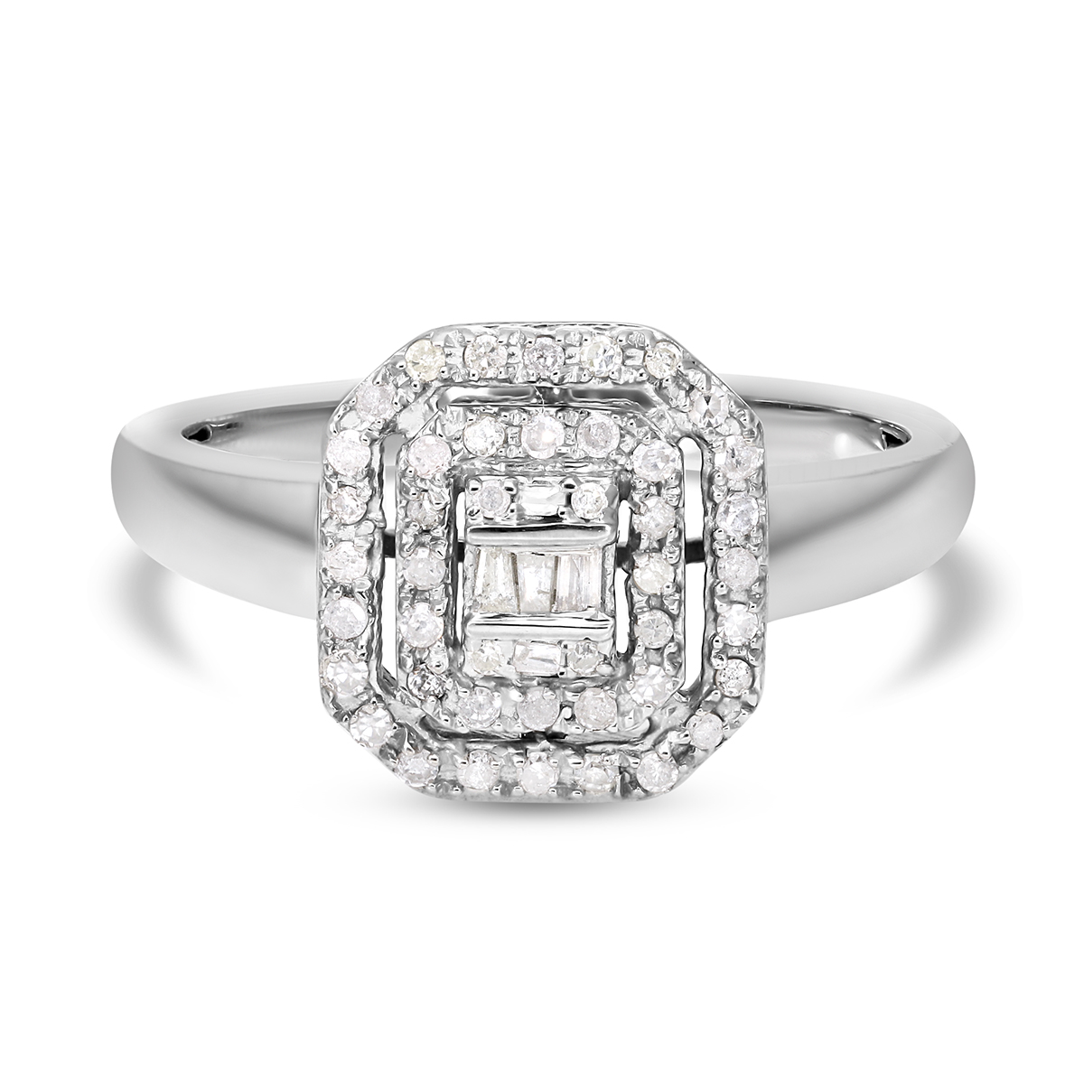 Diamant Ring 925 Silber platiniert ca. 0,25 ct | SHOPLC