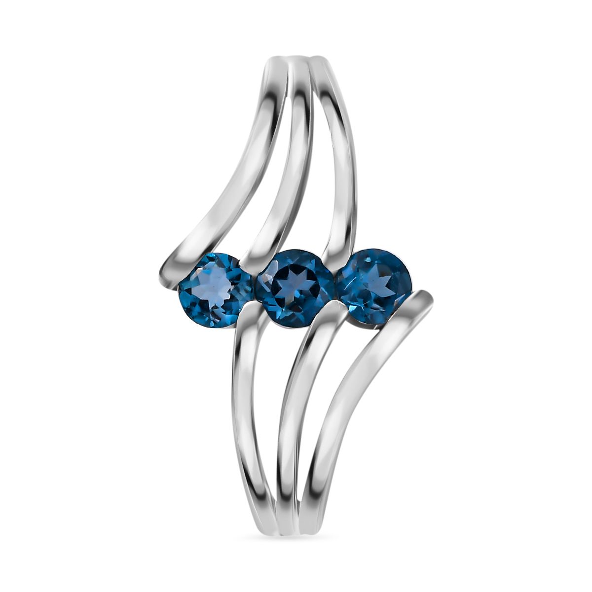 London Blautopas Anhänger - 0,98 ct. | SHOPLC